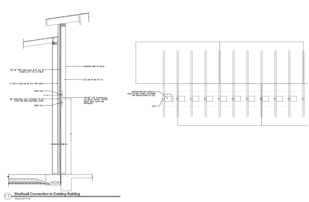Shearwall Penetrations Every Stud Bay - Constructed Items ...