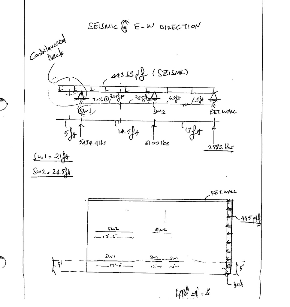 Cantilevered Wood Diaphragm - Wood Design - SimpliEngineering